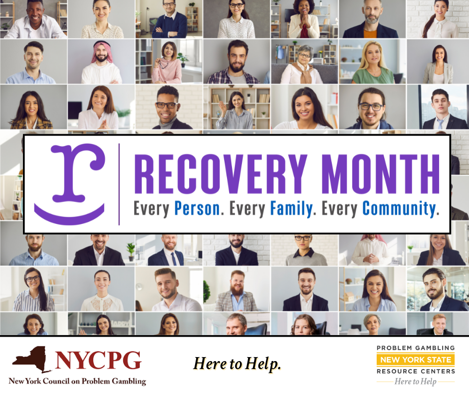 Recovery Month - Problem Gambling Resource Centers